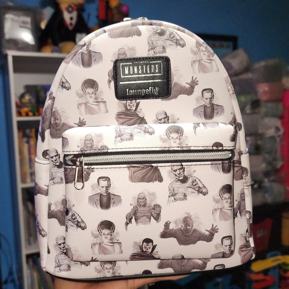 Loungefly | Bags | New Loungefly Universal Monsters Icons Mini Backpack ...